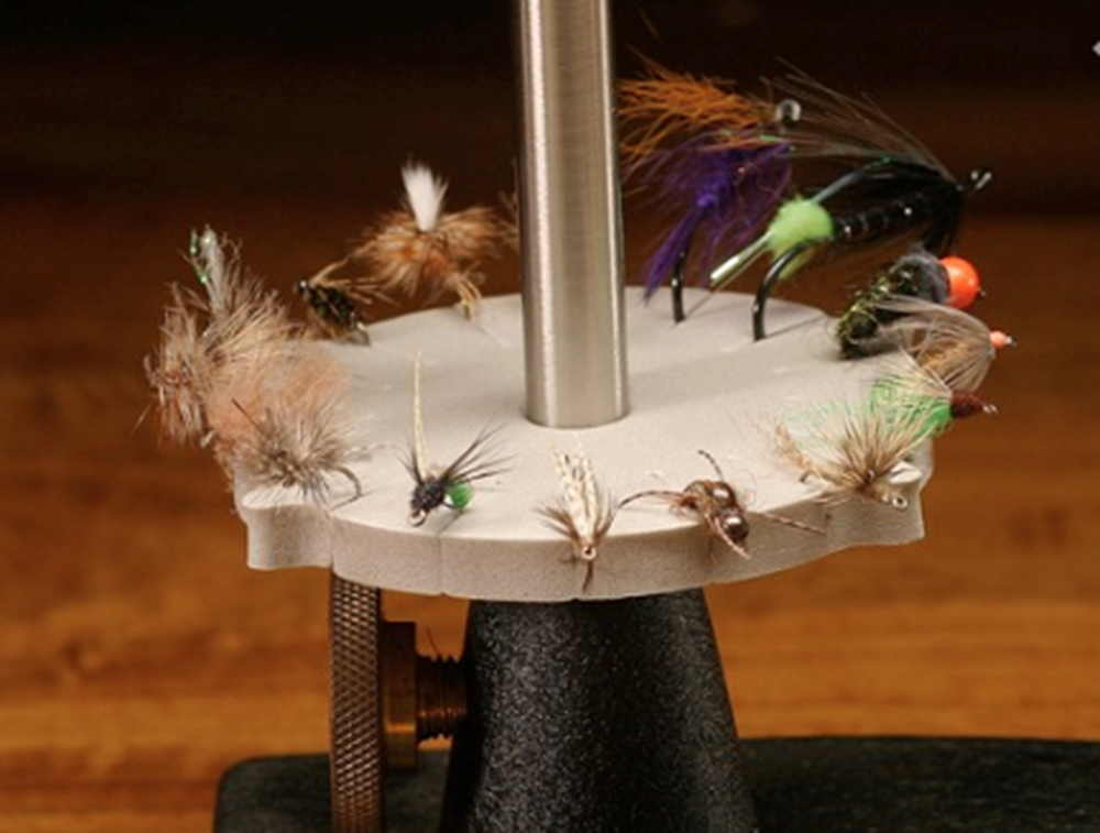Vise Fly Rack | Foam Fly Tying Vise rack | The Fly Fishers | The Fly ...