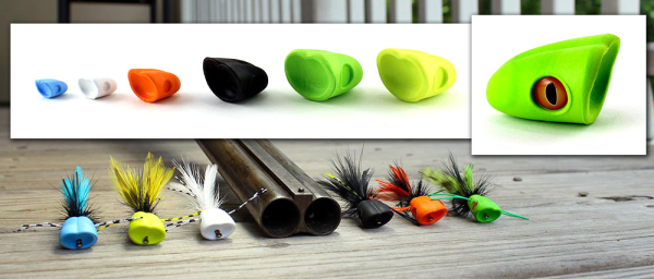 Surface Seducer Double Barrel Popper Bodies | Foam Popper Bodies | Bass ...