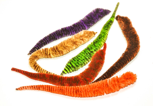 Mangum's Variegated Mini Dragon Tail | Saltwater Fly Tying Material ...