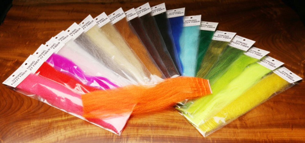 Strung Fuzzy Fiber | New Synthetic Fly Tying Material | The Fly Fishers ...