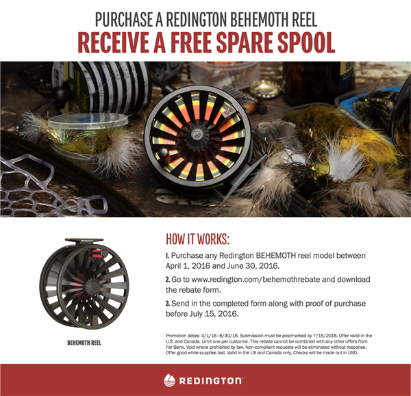 Redington BEHEMOTH Fly Reel | The Fly Fishers Fly Shop Milwaukee, Wisconsin